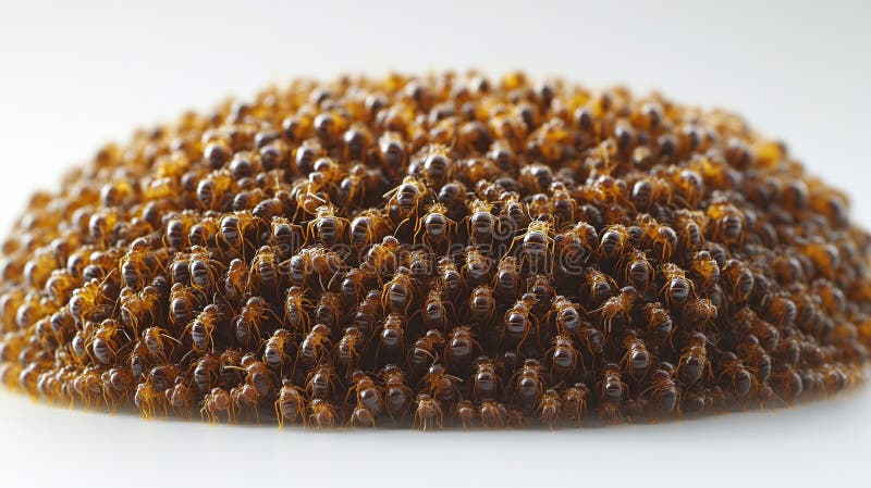 A large cluster of ants, stunning background Generative AI. Ants ...