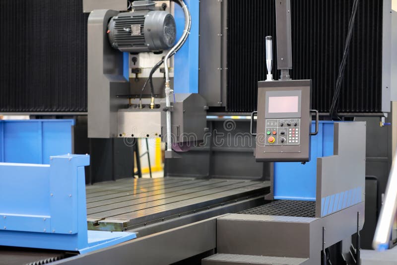 Large CNC Horizontal Surface Grinding Machine Stock Image - Image of ...