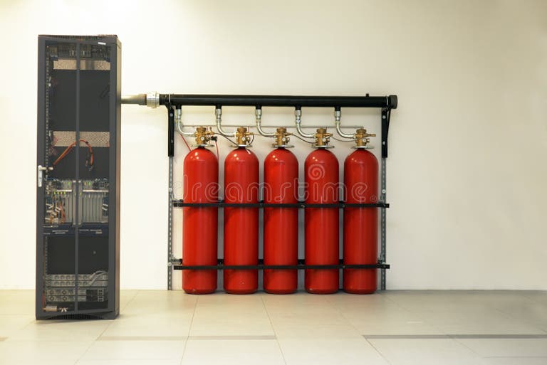 Server Room Automatic Fire Extinguisher Stock Photos - Free & Royalty ...