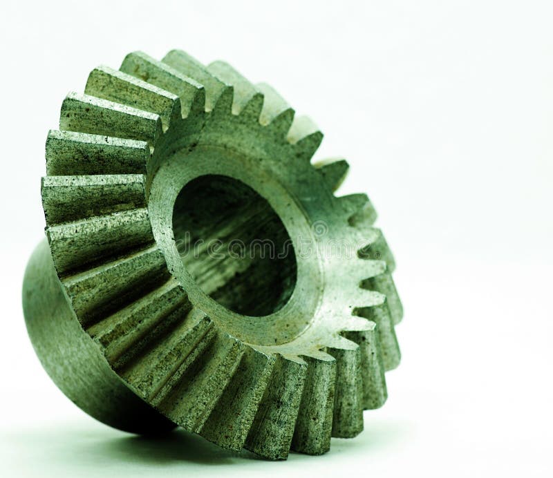 Large Cog Wheels in the Motor Stock Photo - Image of interlocked, motor ...