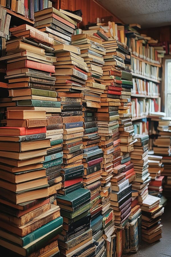 Large Collection Books Shelves Quiet Library Setting Stock Photos ...