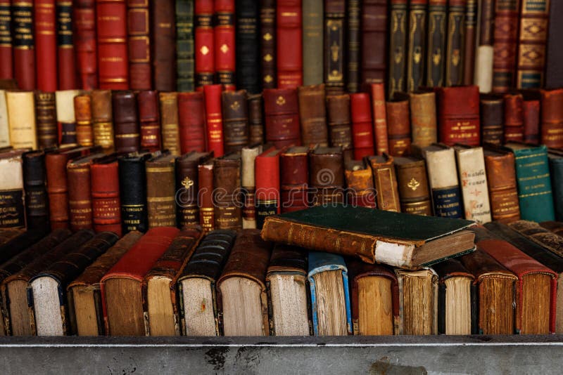 A Large Collection of Books are Stacked on Top of Each Other Editorial ...