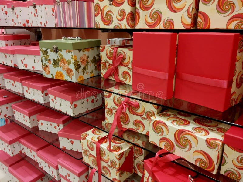 Large Collection of Gift Boxes Stock Photo - Image of price, object ...