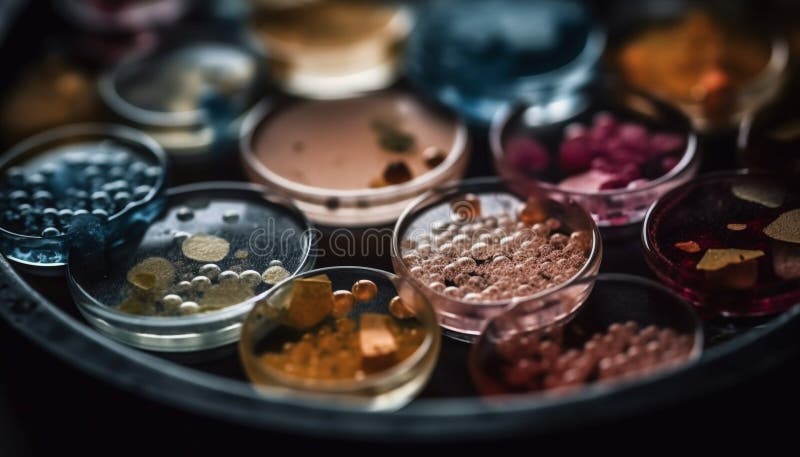 A Large Collection of Shiny Metal Containers in a Variety Generated by ...