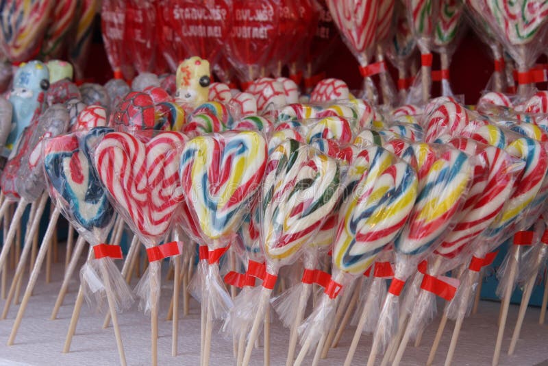 A Large Collection of Sweets and Candies Stock Photo - Image of ...