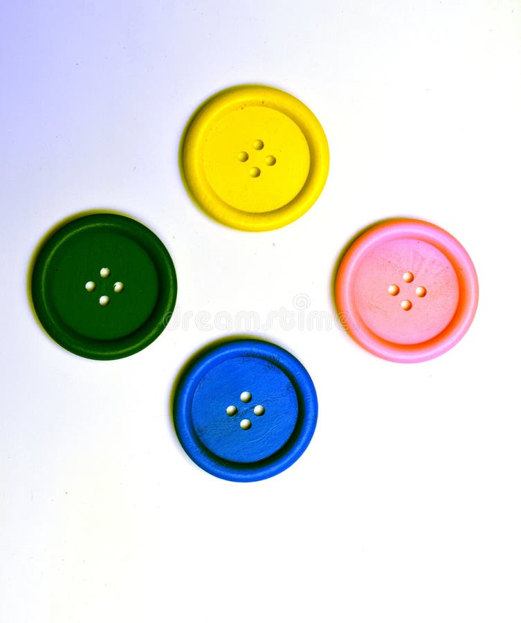 Large colorful buttons stock image. Image of plastic - 302968953