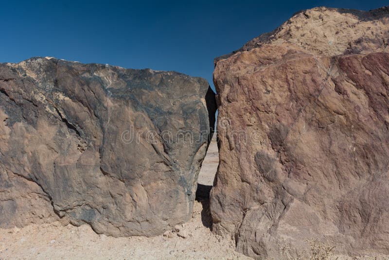 Large Colorful Desert Rocks Stock Photo - Image of detail, grunge: 88188866