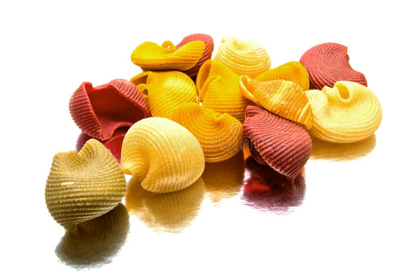 Large Colorful Pasta Isolated Stock Image - Image of heart, food: 43450615
