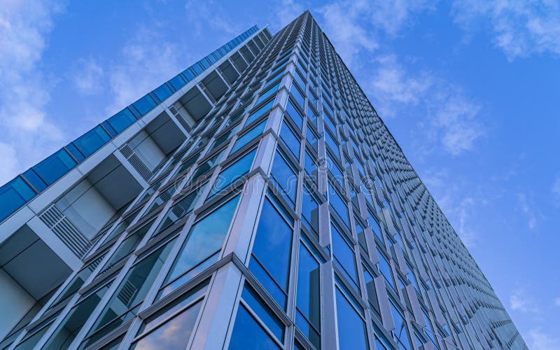 Large Commercial Buildings Including in Prague Stock Photo - Image of ...