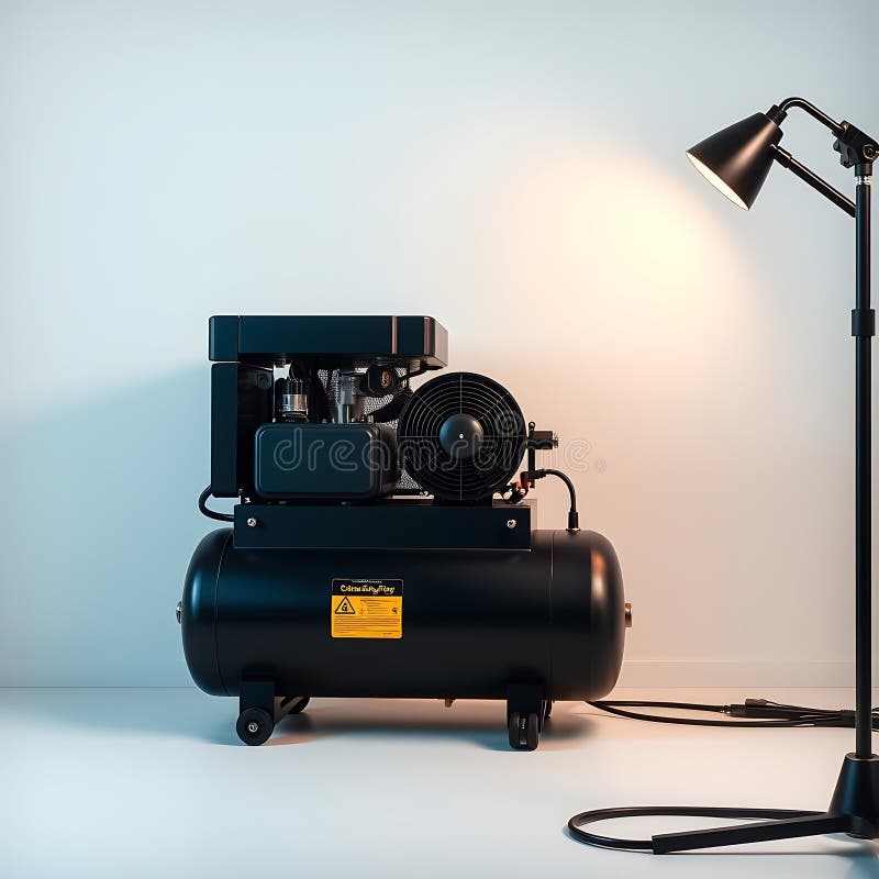 A Large Commercial Refrigeration Compressor Inside a Cold Storage ...