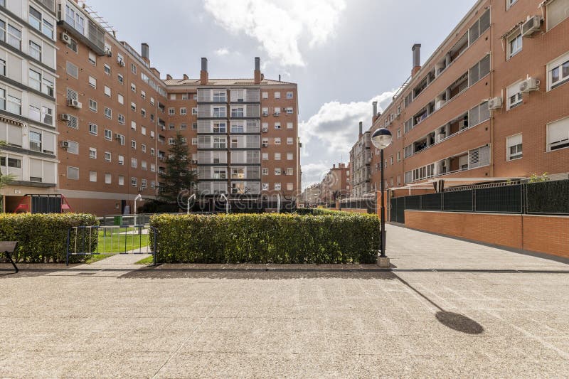 Large Common Areas with Swimming Pool and Games in an Urban Residential ...