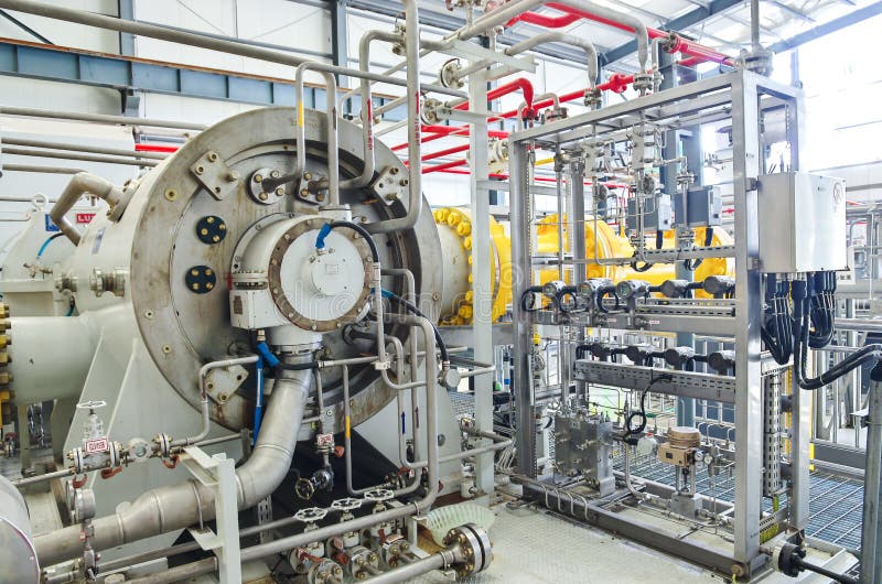 Large compressor units editorial image. Image of concrete - 93591865