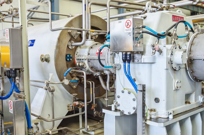 Large compressor units editorial stock image. Image of process - 93591879
