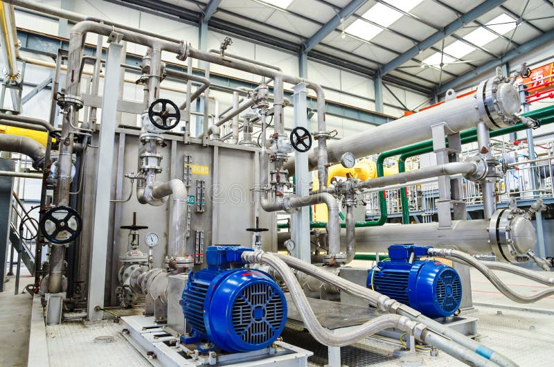 Large compressor units editorial photo. Image of blue - 93591896