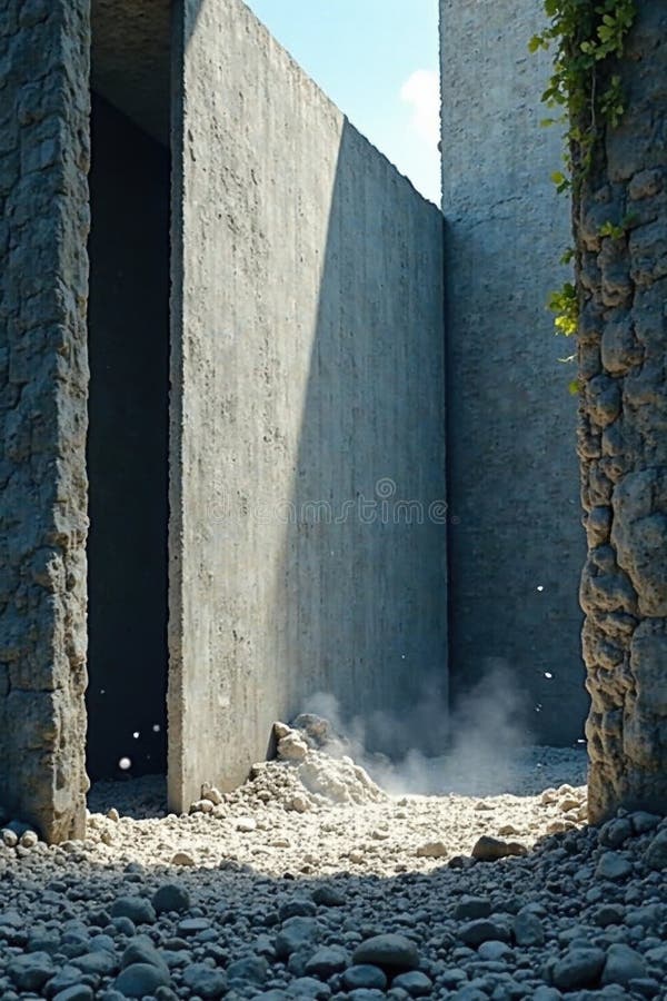 Large Concrete Slab Being Poured into a High-rise Structure, High Rise ...
