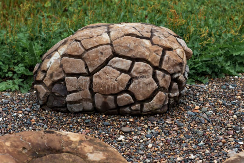 Large Concretion with a Fissured Surface Formed in Marine Sediments ...