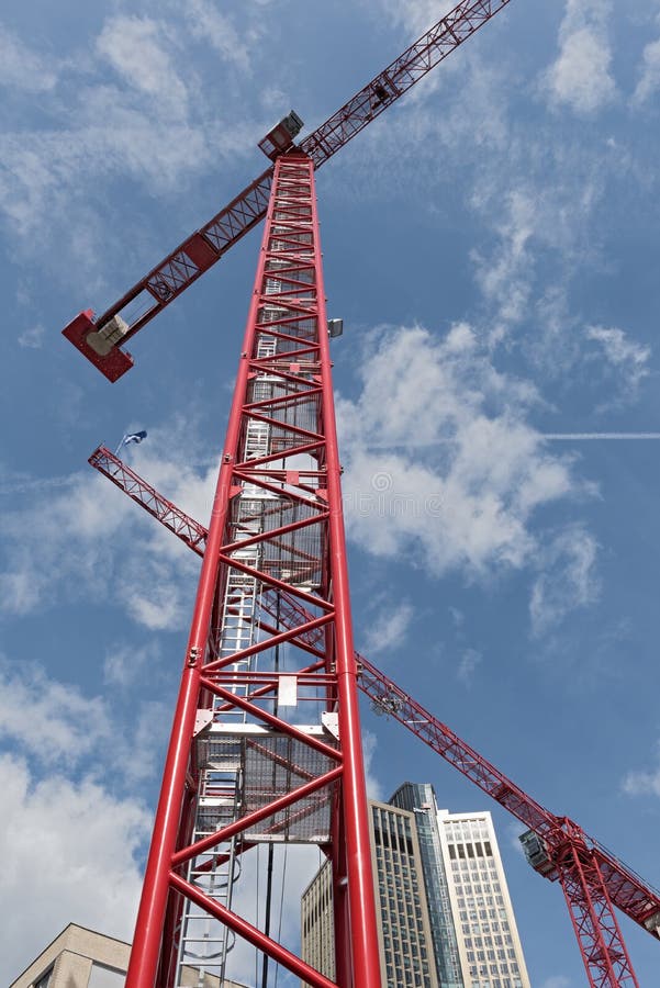 Large Construction Site in Frankfurt am Main at the Exhibition Ground ...