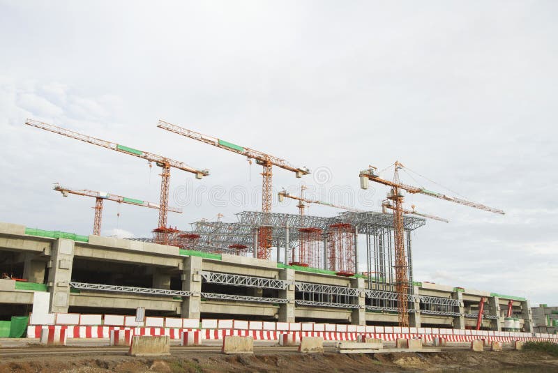 Large construction site stock photo. Image of rise, equipment - 113403838