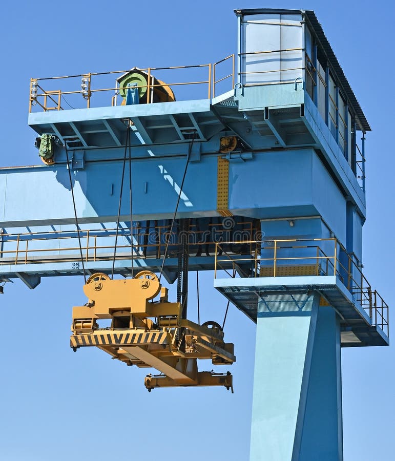 Large container crane stock image. Image of inudstry - 73959457