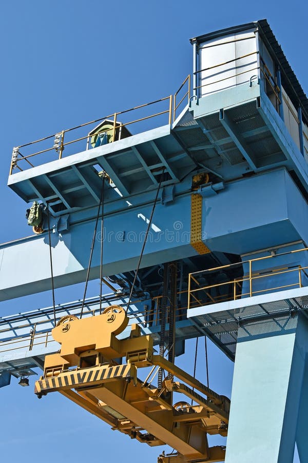Large container crane stock image. Image of machinery - 97929213