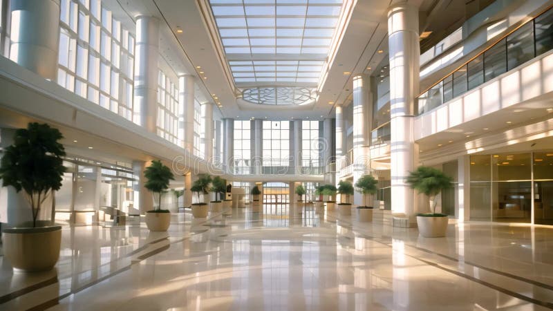 A Large Corporate Building Featuring Numerous Windows and Various ...