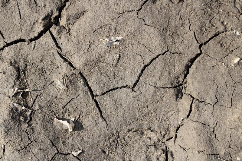 Large Cracks on Dry Ground Close Up Stock Photo - Image of damage ...