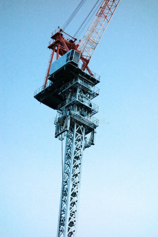 Large crane stock photo. Image of builders, system, site - 62334780