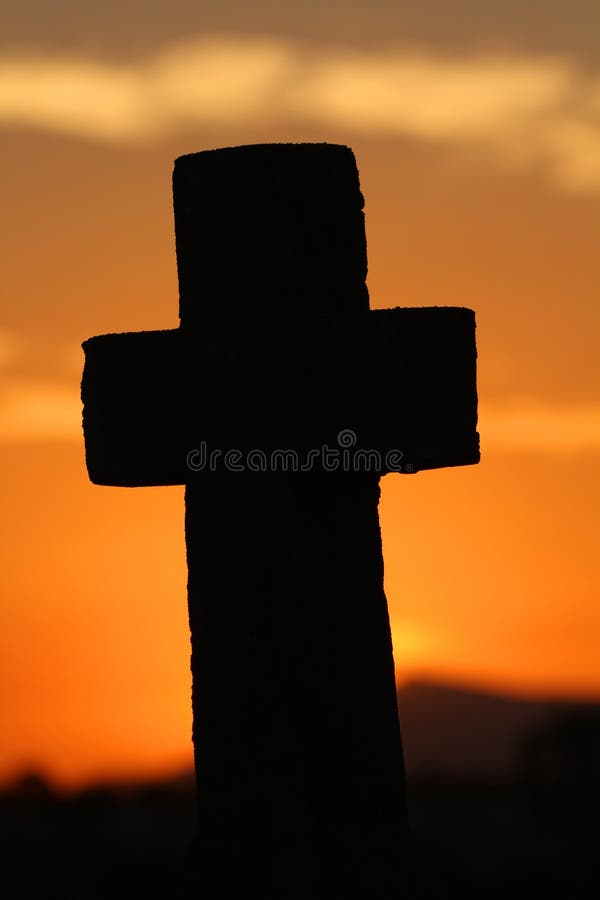 Easter cross at sunrise stock image. Image of easter - 29819633