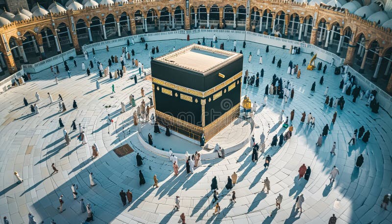 Large Crowd People Gathered Building Likely Mosque Stock Photos - Free ...