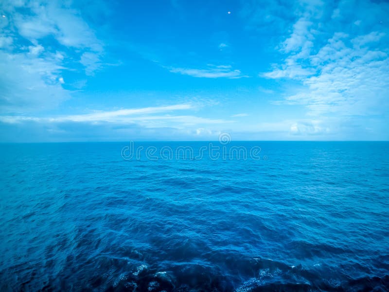 On Large Cruise Ship To Alaska in Pacific Ocean Stock Image - Image of ...