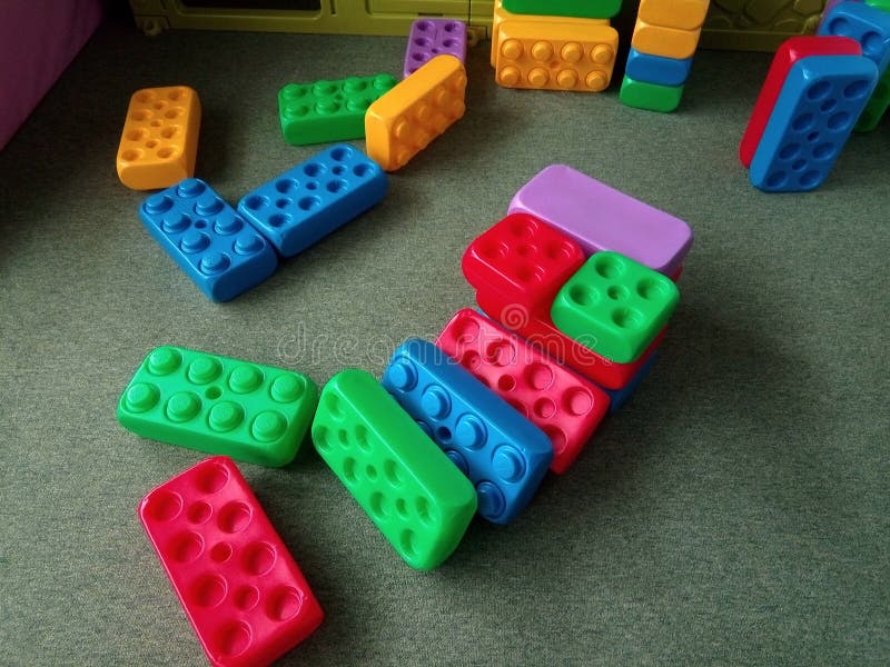 Large Cubes for Children - Playing Stock Photo - Image of children ...