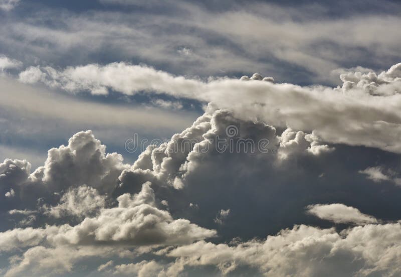 Large Cumulus Cloud Big Clouds Stock Photo - Image of atmosphere, large ...