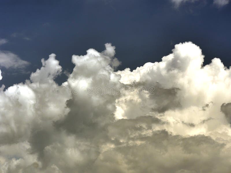 Large Cumulus Cloud Big Clouds Stock Photo - Image of high, ozone ...
