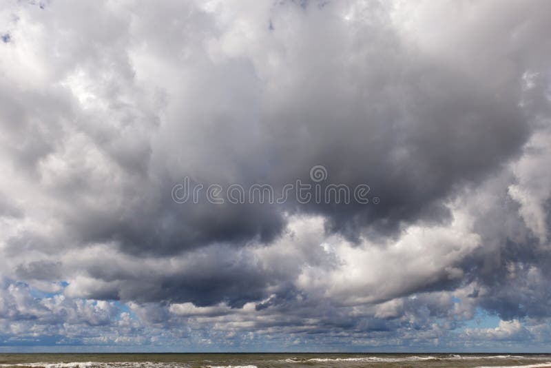 Large Cumulus Clouds, Dramatic Sky. Background Image Stock Image ...