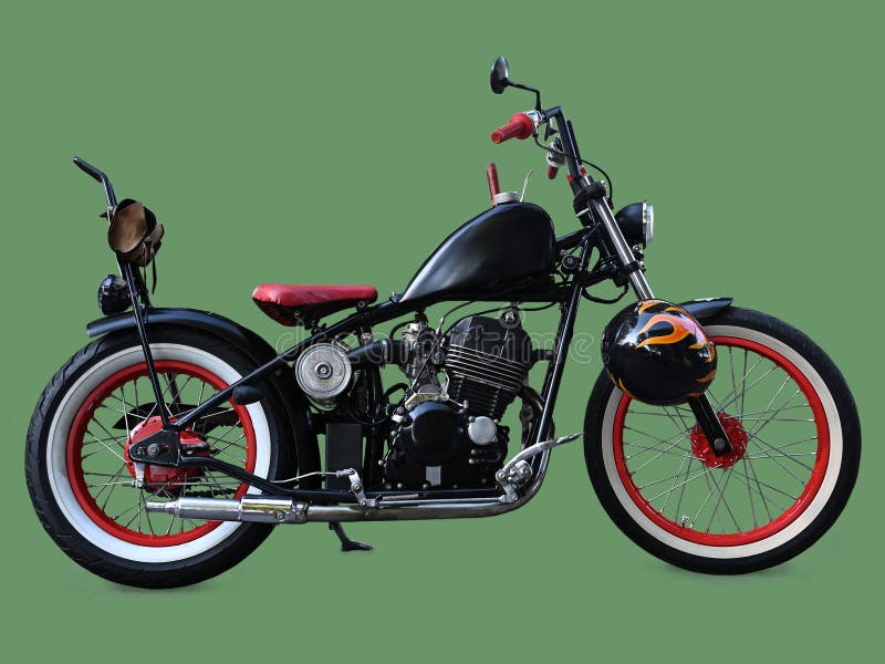 Large Custom Chopper Motorcycle Powerful Engine Ride and Leisure ...