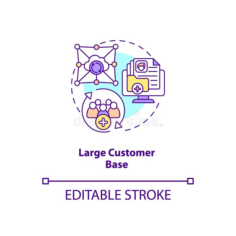 Customer Base Icon Stock Illustrations – 496 Customer Base Icon Stock ...