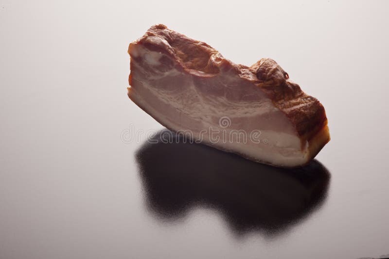 Large cut of cold ham stock image. Image of roasted, uncooked - 28857057