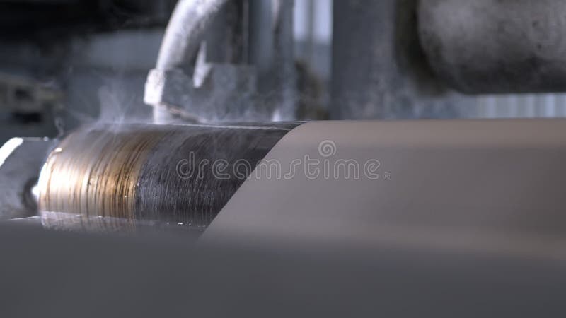 Large Cylinders of Drying Unit Form Dense Cardboard Material Stock ...