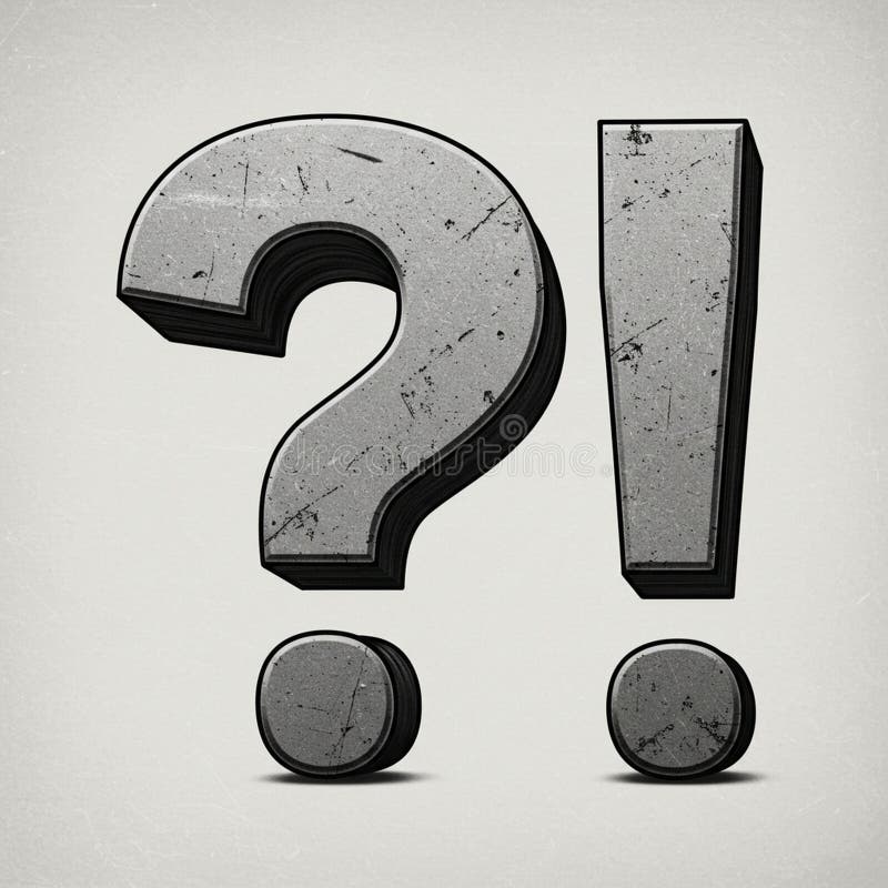 3d Question Mark Exclamation Marks Stock Illustrations – 469 3d ...