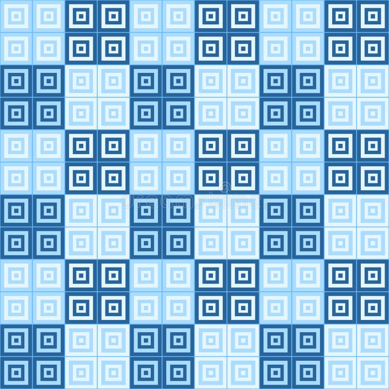 Large Dark and Light Blue Square Cube Pattern Background Stock ...