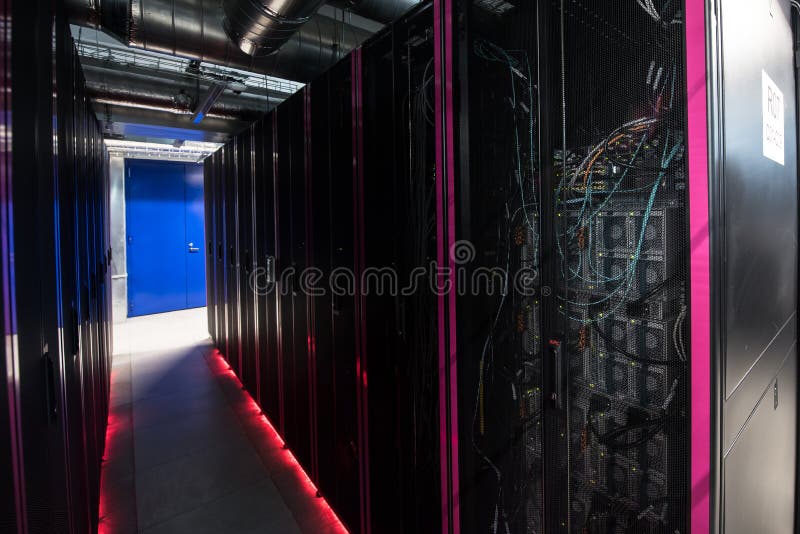 Cloud Storage of a Large Data Center Stock Image - Image of local ...