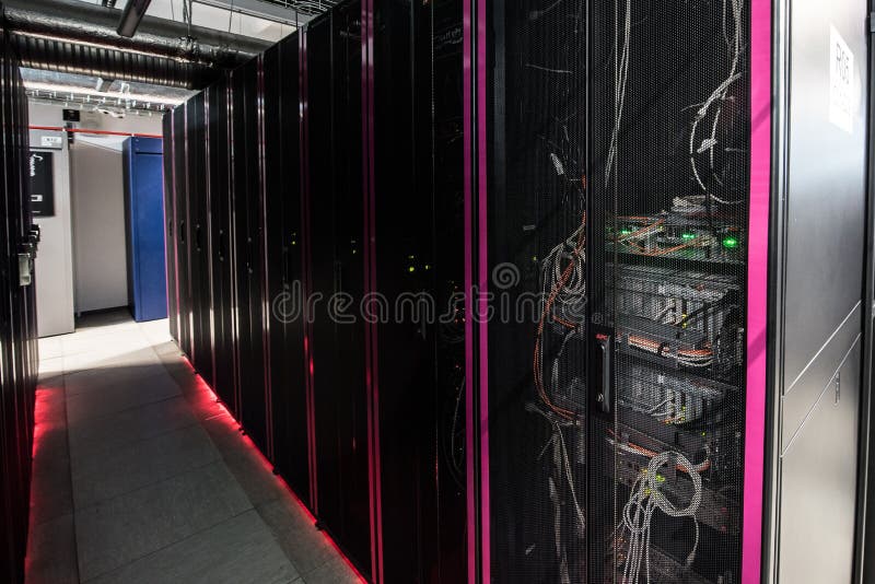 Cloud Storage of a Large Data Center Stock Image - Image of innovative ...