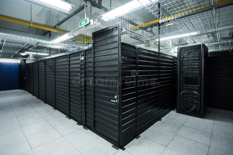 Cloud Storage of a Large Data Center Stock Photo - Image of network ...