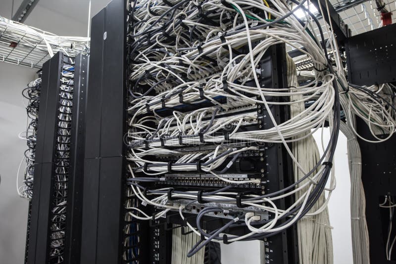 Cloud Storage of a Large Data Center Stock Photo - Image of ...