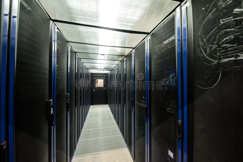 Cloud Storage of a Large Data Center Stock Image - Image of port, cloud ...