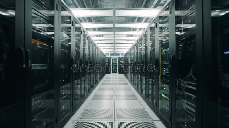 Exploring a Modern Data Center with Rows of Servers and Advanced ...