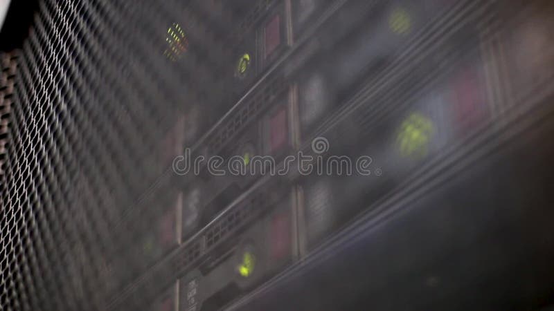 Large Data Center. HDD SATA Bottom View Stock Footage - Video of ...