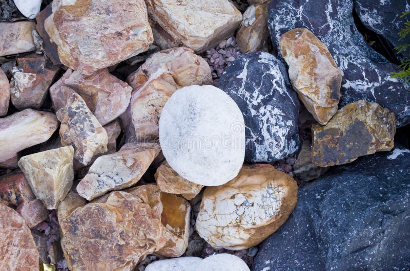 Large Decorative Rocks and Stones Stock Image - Image of brick ...