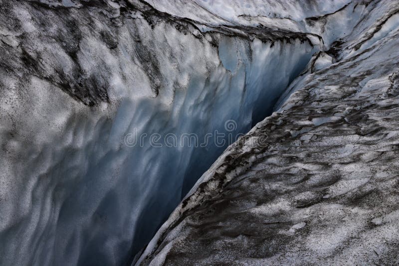 Glacier crevice stock photo. Image of flow, hole, sheet - 11989668
