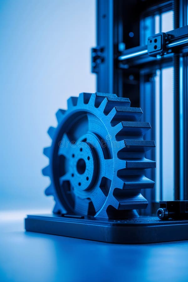 A Large, Detailed Gear with Angular Teeth is Prominently Displayed in a ...